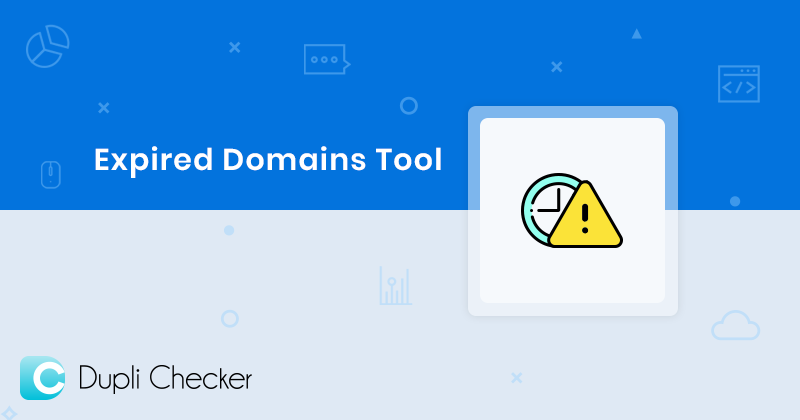 Expired Domain Finder - Free Tool To Find Expired Domains