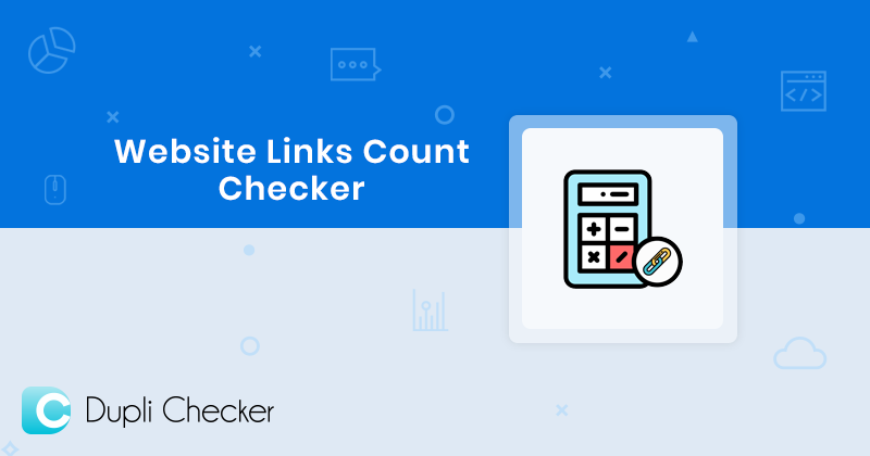 Link Count Checker Tool | to Find external and internal links