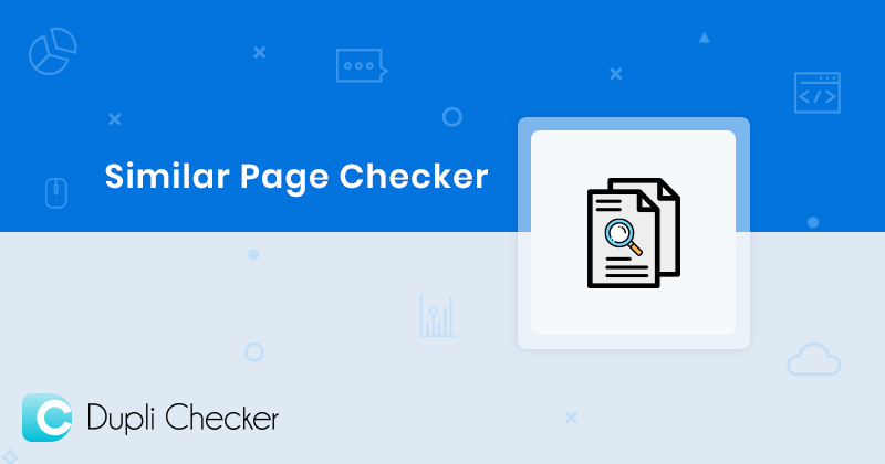 The online similar page checker helps you check your website for ...