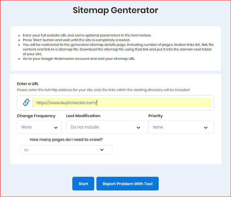 Xml Sitemap Generator Create Online Free Sitemaps For Wordpress Joomla Or Drupal